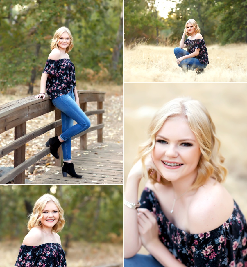 Glam Senior Meets Rustic Locations in El Dorado Hills