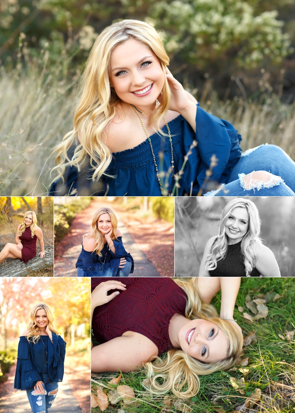 Senior Portraits Capturing Fall Colors in El Dorado Hills